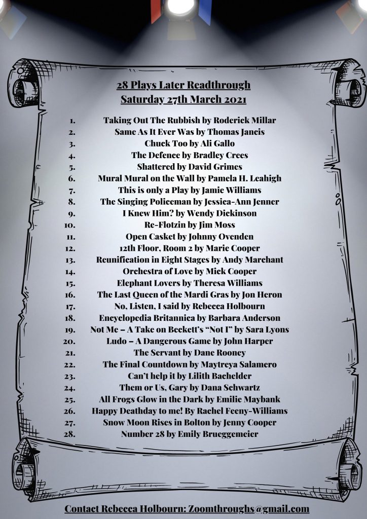 Norfolk Playwright’s writing CV – Marie Cooper